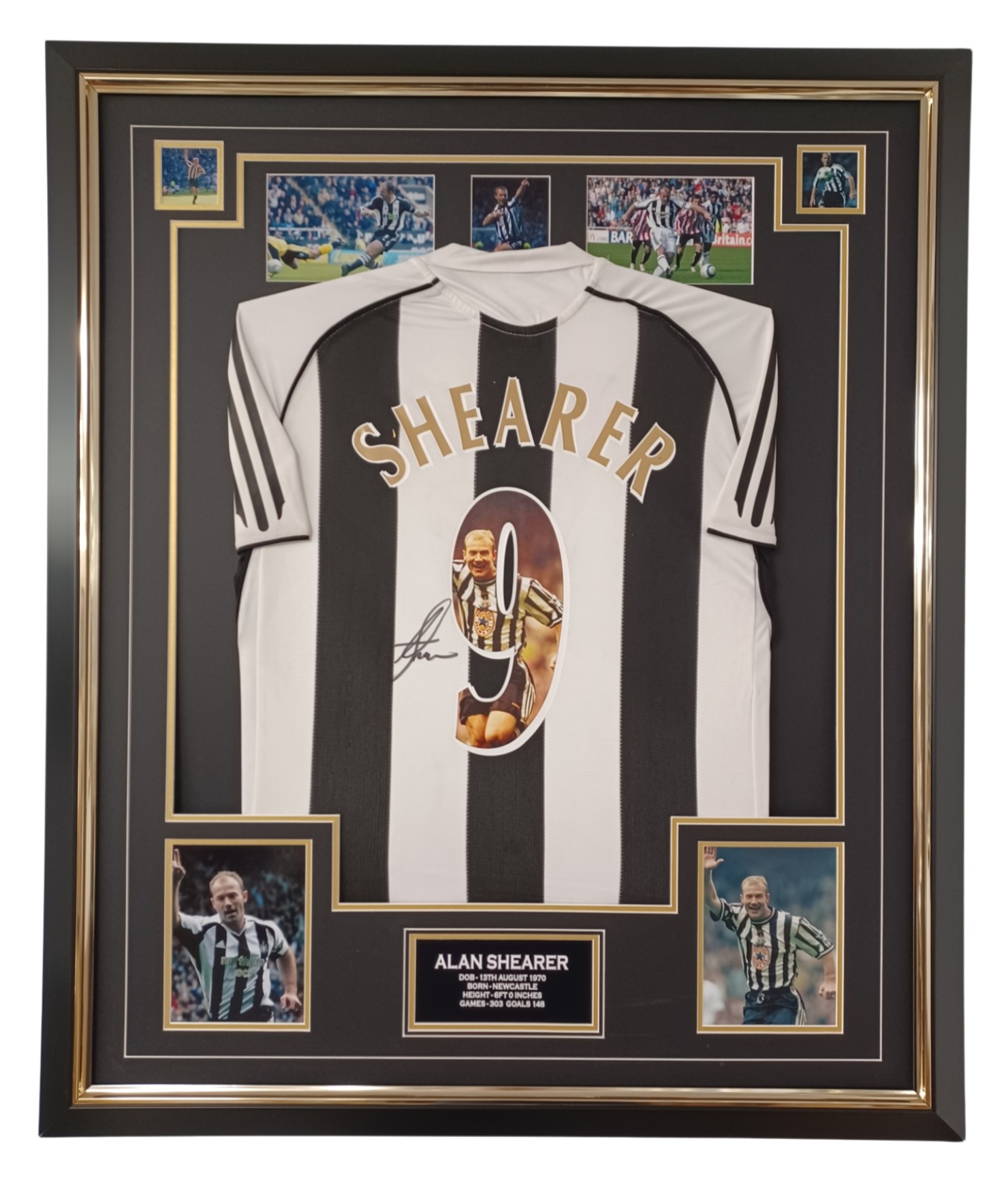 Alan Shearer of Newcastle United Signed Shirt | Signed Memorabila Shop ...