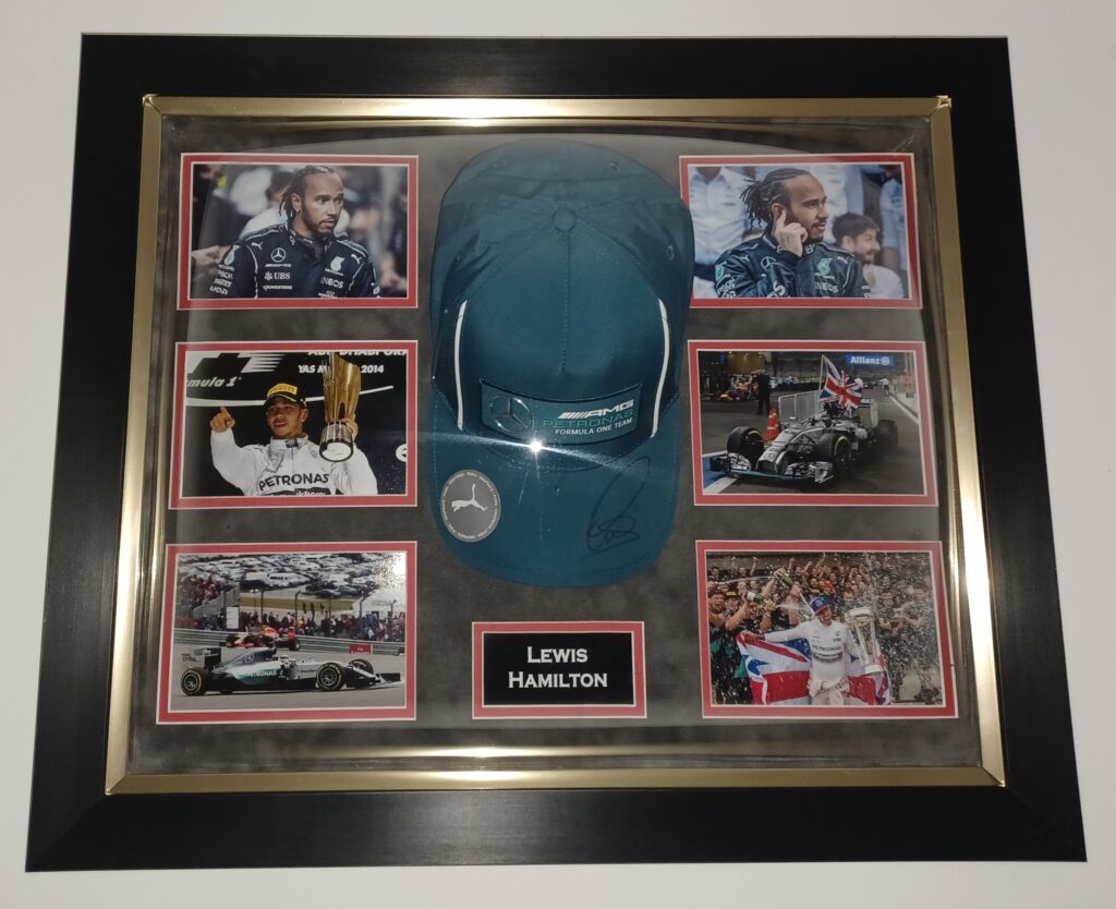 LEWIS HAMILTON SIGNED CAP – Signed Memorabila Shop
