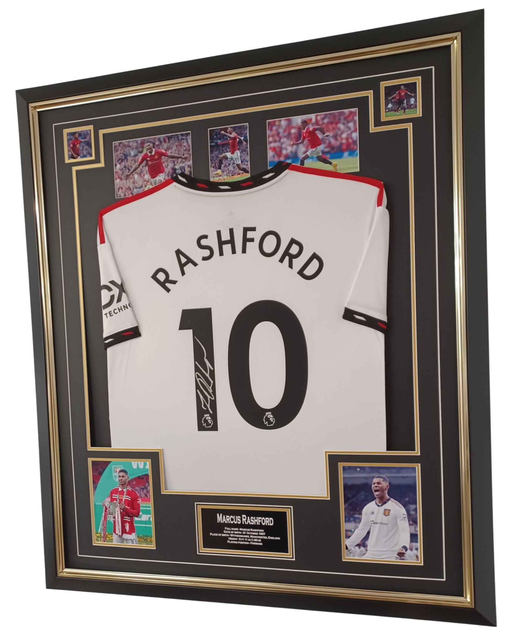 MARCUS RASHFORD of Manchester United Signed Shirt | Signed Memorabila ...