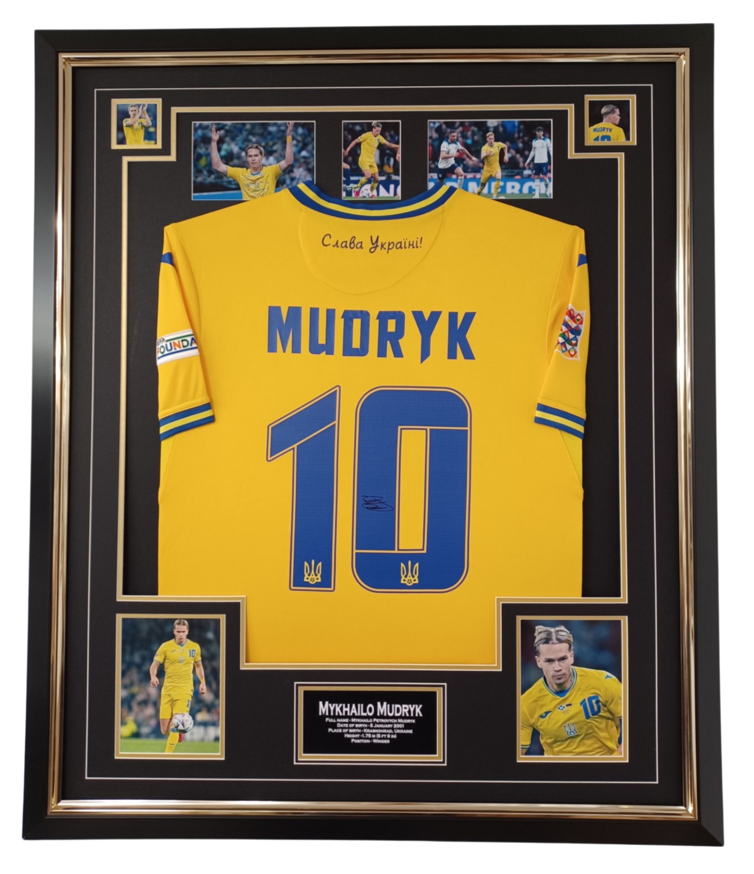 Mykhailo Murdryk of UKRAINE Signed Shirt | Signed Memorabila Shop ...