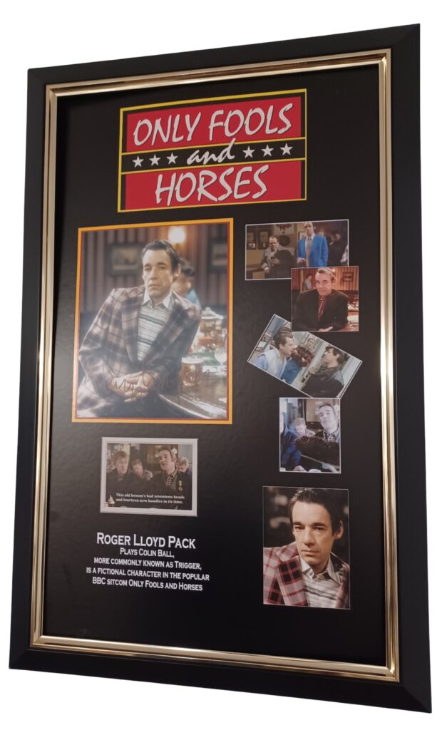 Roger LLOYD PACK Signed Only Fools and Horses TRIGGER DISPLAY – Signed ...