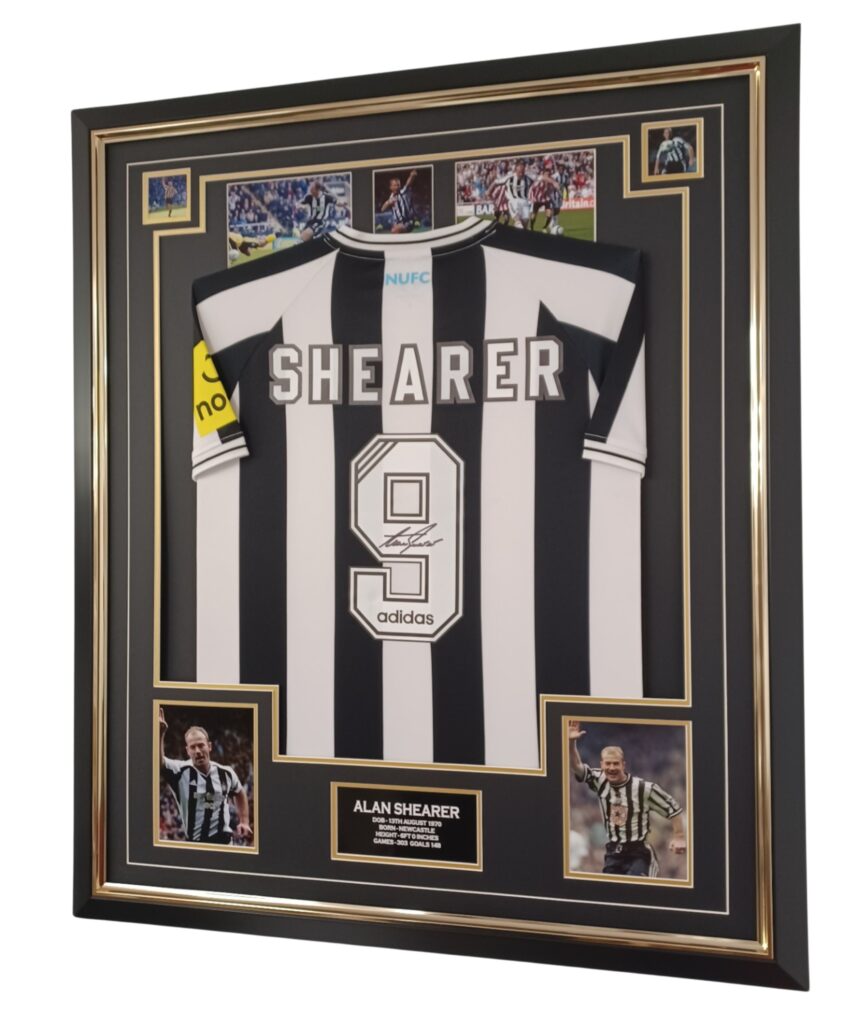 Alan Shearer of Newcastle Signed Shirt – Signed Memorabila Shop