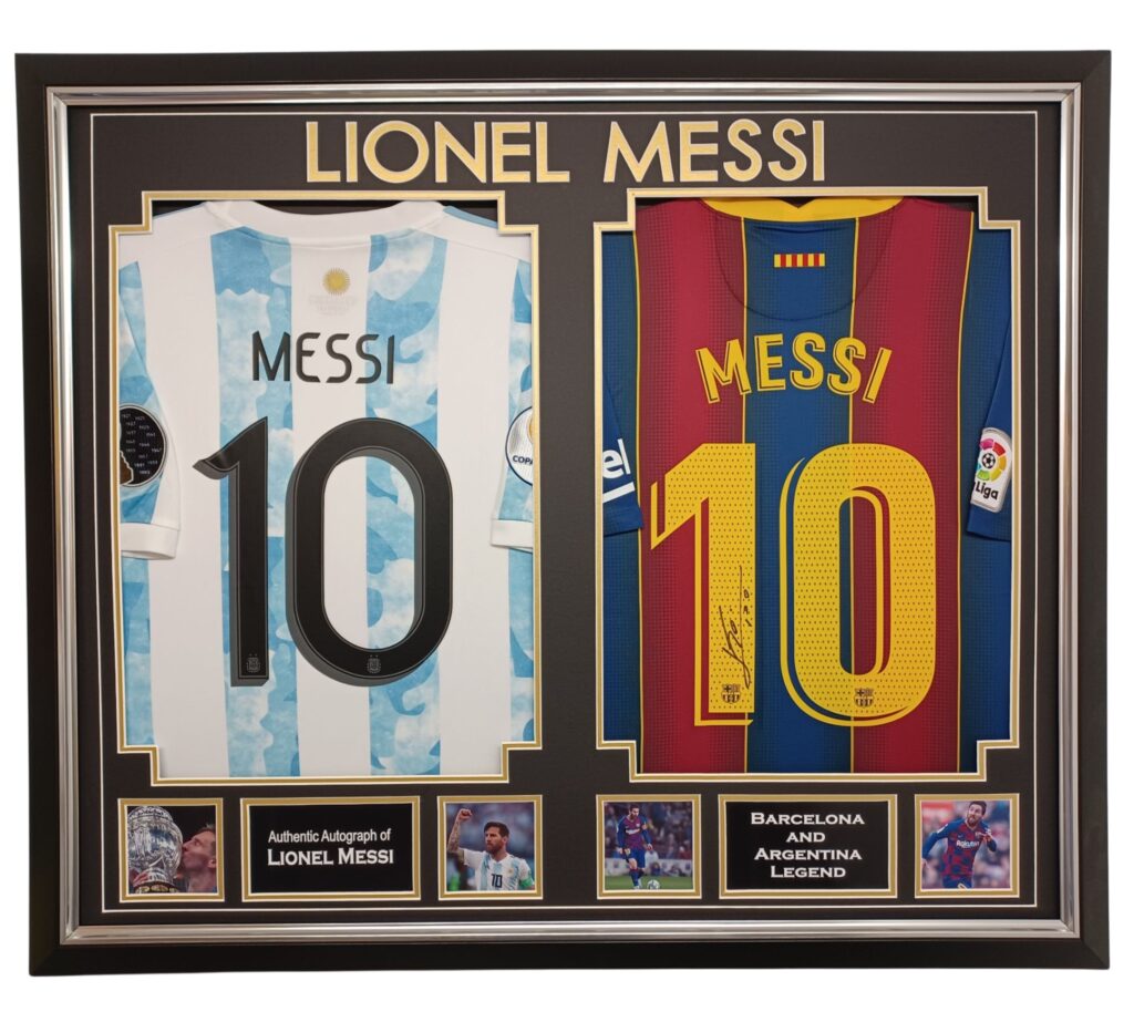 Lionel Messi of Barcelona Signed Football Boot | Signed Memorabila Shop ...