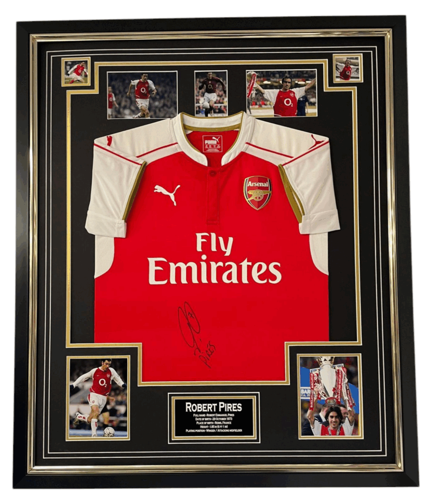 Robert Pires Signed Shirt – Signed Memorabila Shop