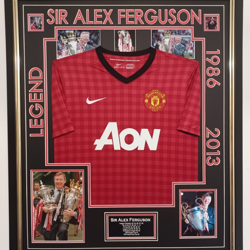 Sir Alex Ferguson of Manchester United Signed Photo with Shirt – Signed ...