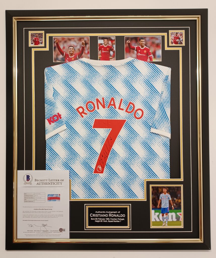 Cristiano Ronaldo of Manchester United Signed Shirt – Signed Memorabila ...