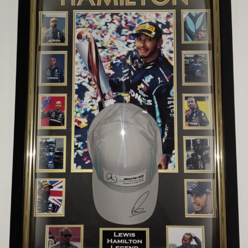 LEWIS HAMILTON SIGNED PHOTO WITH SHIRT (MERCEDES F1) | Signed ...