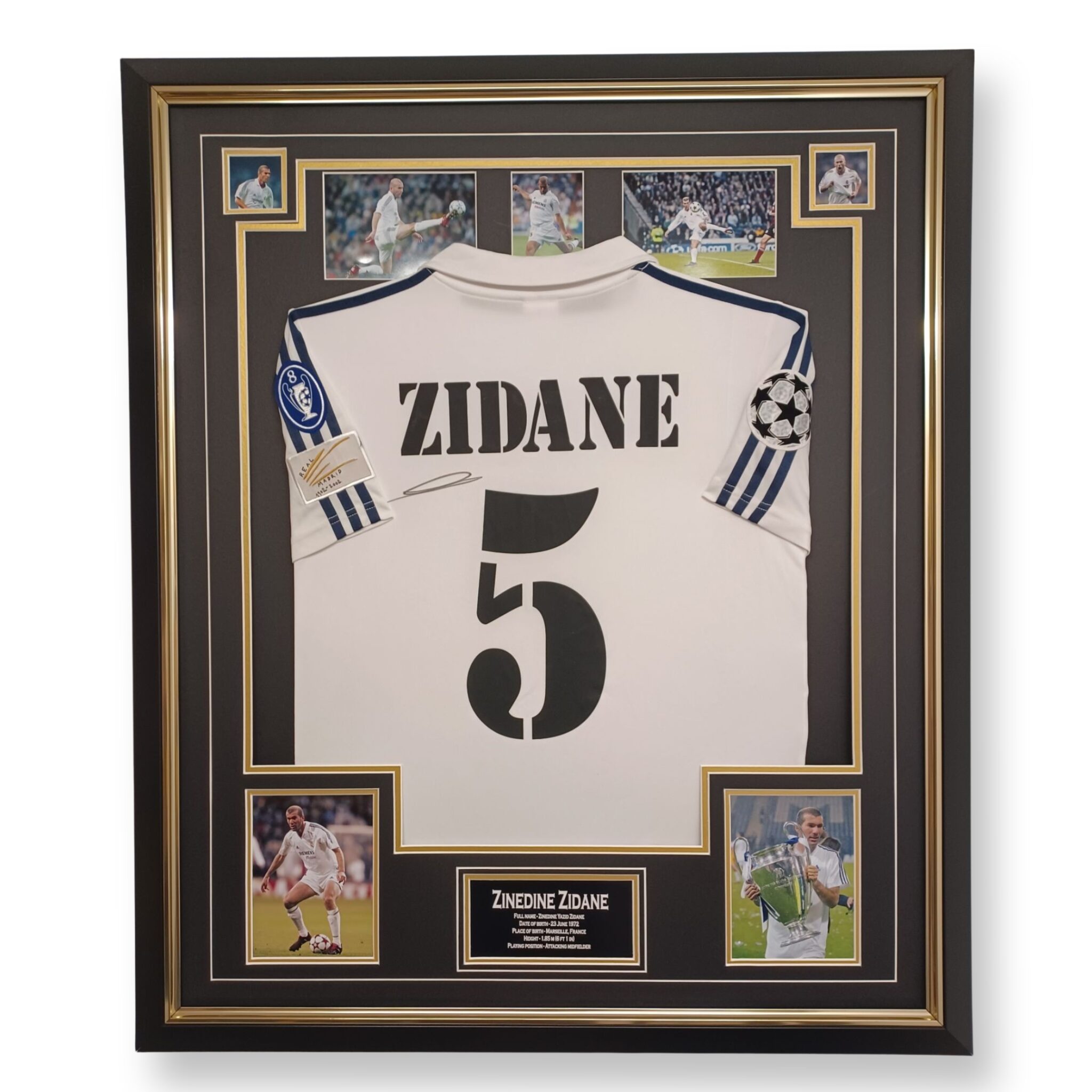 Zinedine Zidane of Real Madrid Signed Shirt – Signed Memorabila Shop