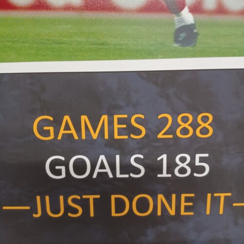 Ian Wright Signed Picture – Signed Memorabila Shop