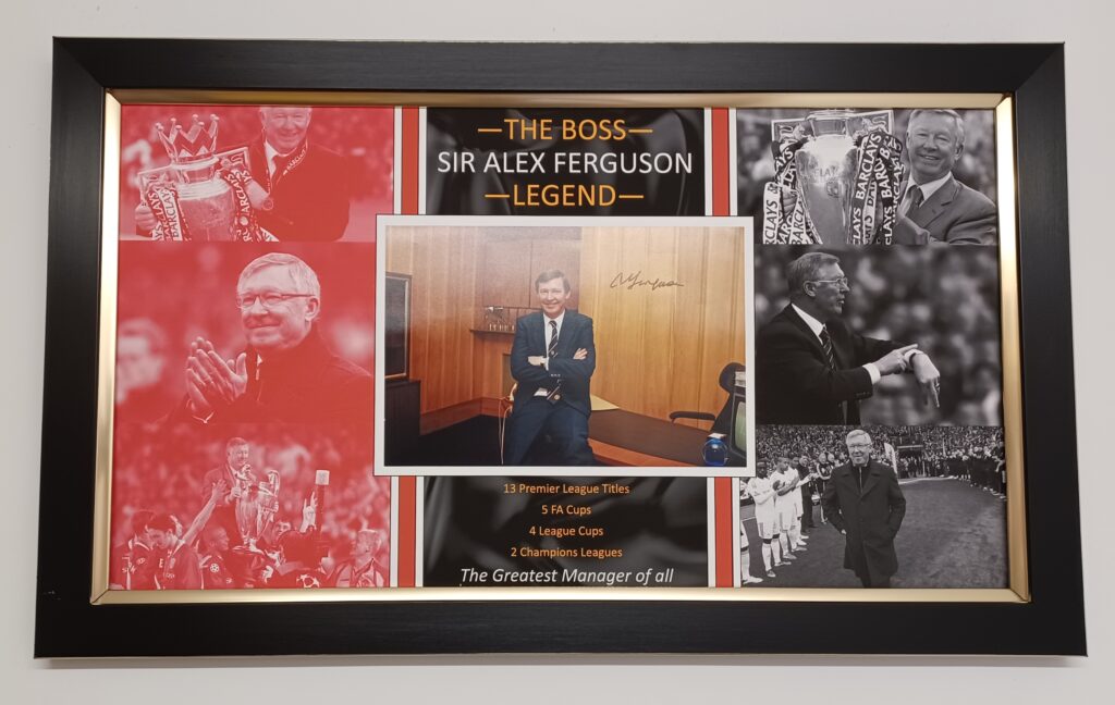 Sir Alex Ferguson of Manchester United Signed Photo – Signed Memorabila ...