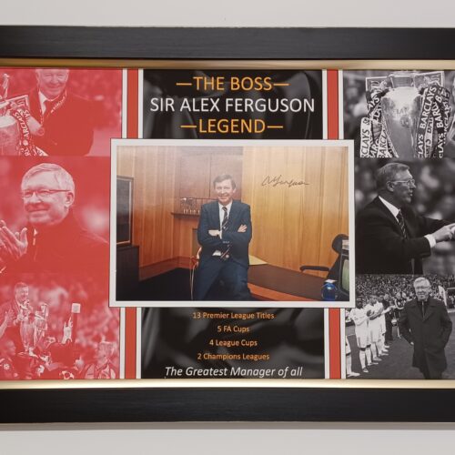 Sir Alex Ferguson of Manchester United Signed Photo – Signed Memorabila ...
