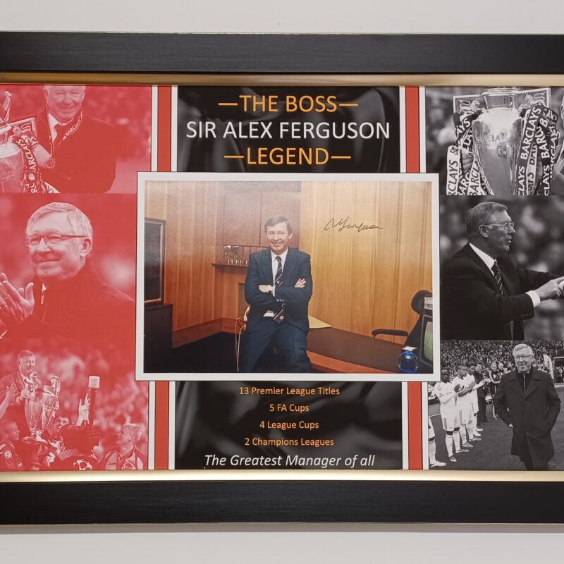 Sir Alex Ferguson of Manchester United Signed Photo – Signed Memorabila ...