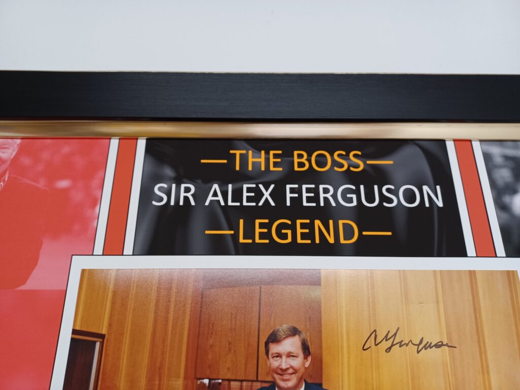 Sir Alex Ferguson of Manchester United Signed Photo – Signed Memorabila ...