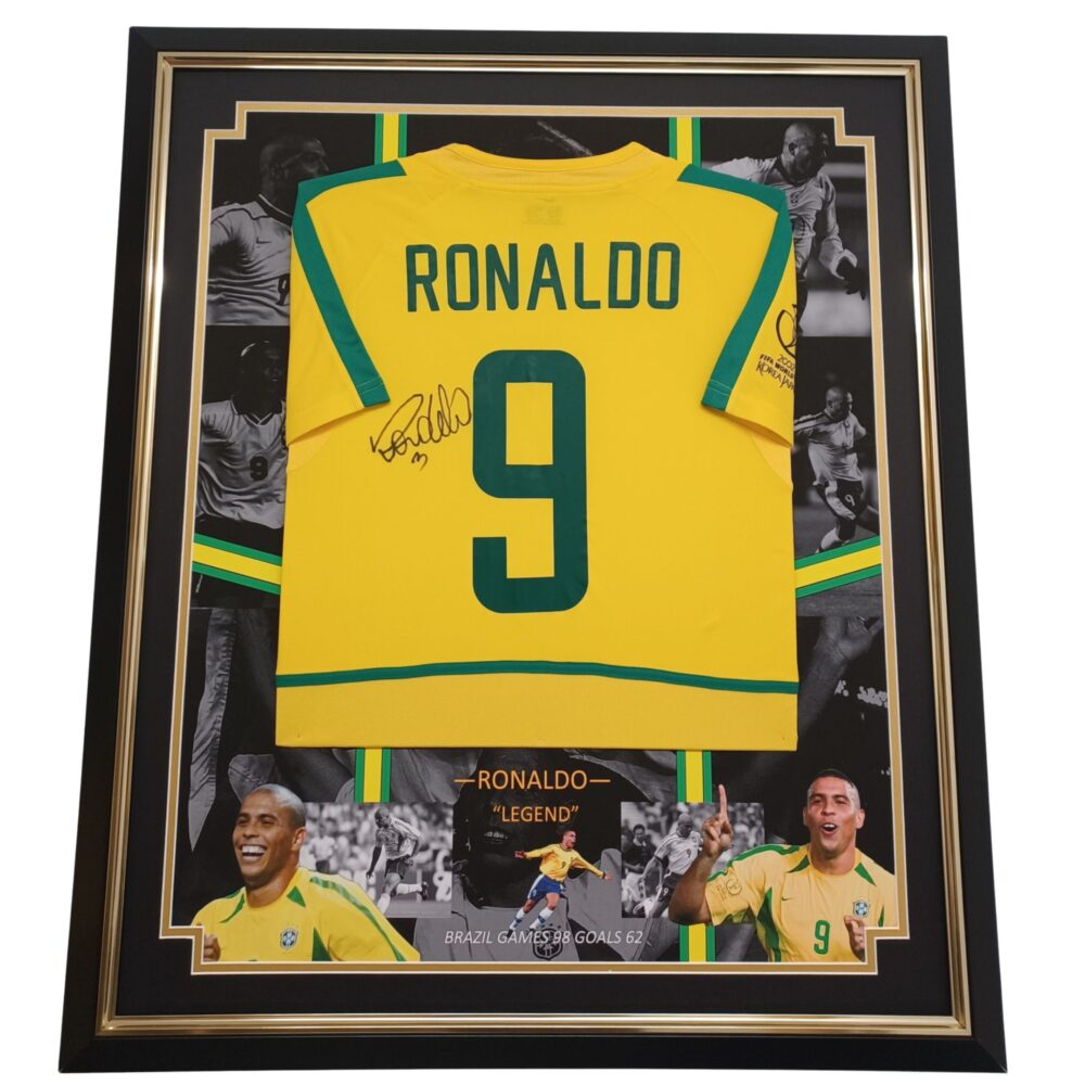 Ronaldo of Brazil Signed Shirt | Signed Memorabila Shop | Shop Today
