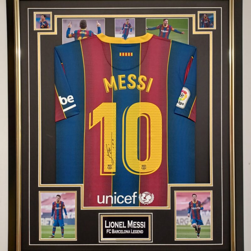 Lionel Messi of Barcelona Signed Football Boot - Signed Memorabila Shop