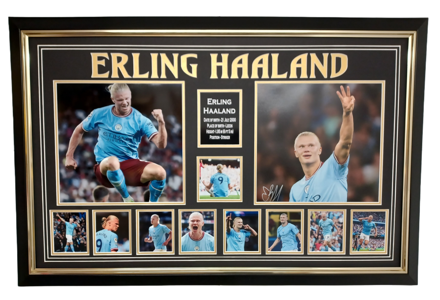 Erling Haaland of Manchester City Signed Photo – Signed Memorabila Shop