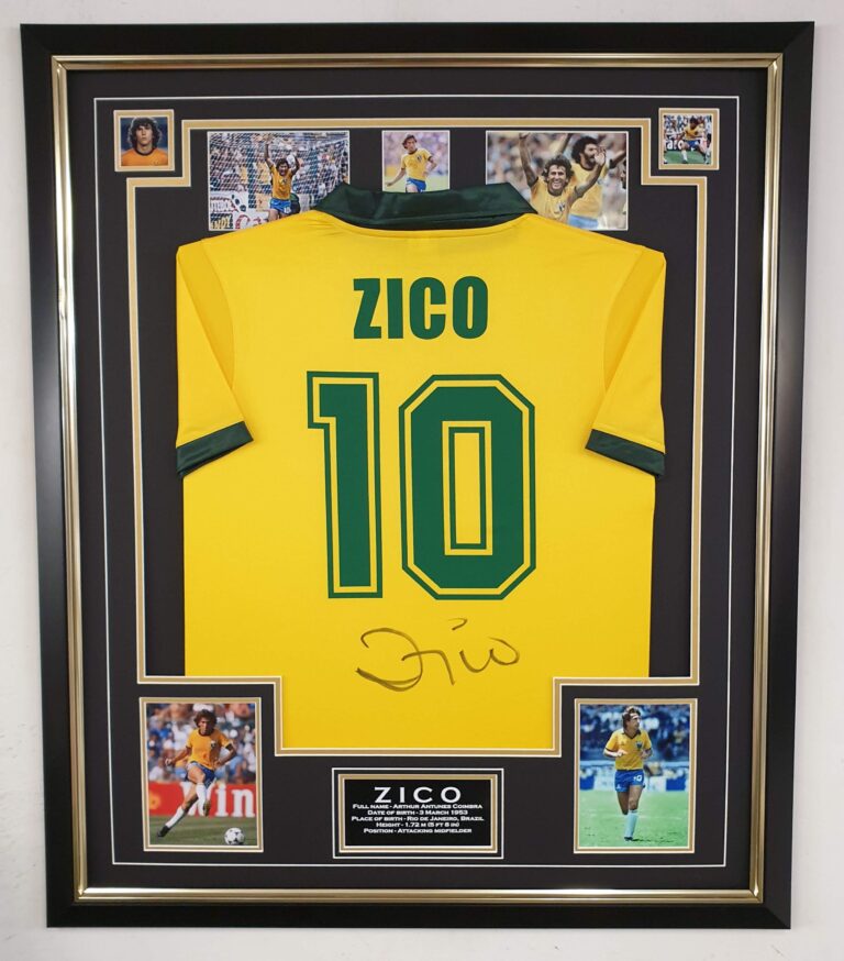 Legend ZICO of Brazil Signed Shirt – Signed Memorabila Shop