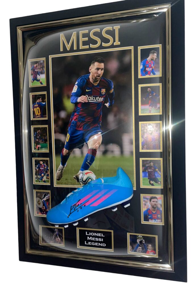 Lionel Messi of Barcelona Signed Football Boot – Signed Memorabila Shop