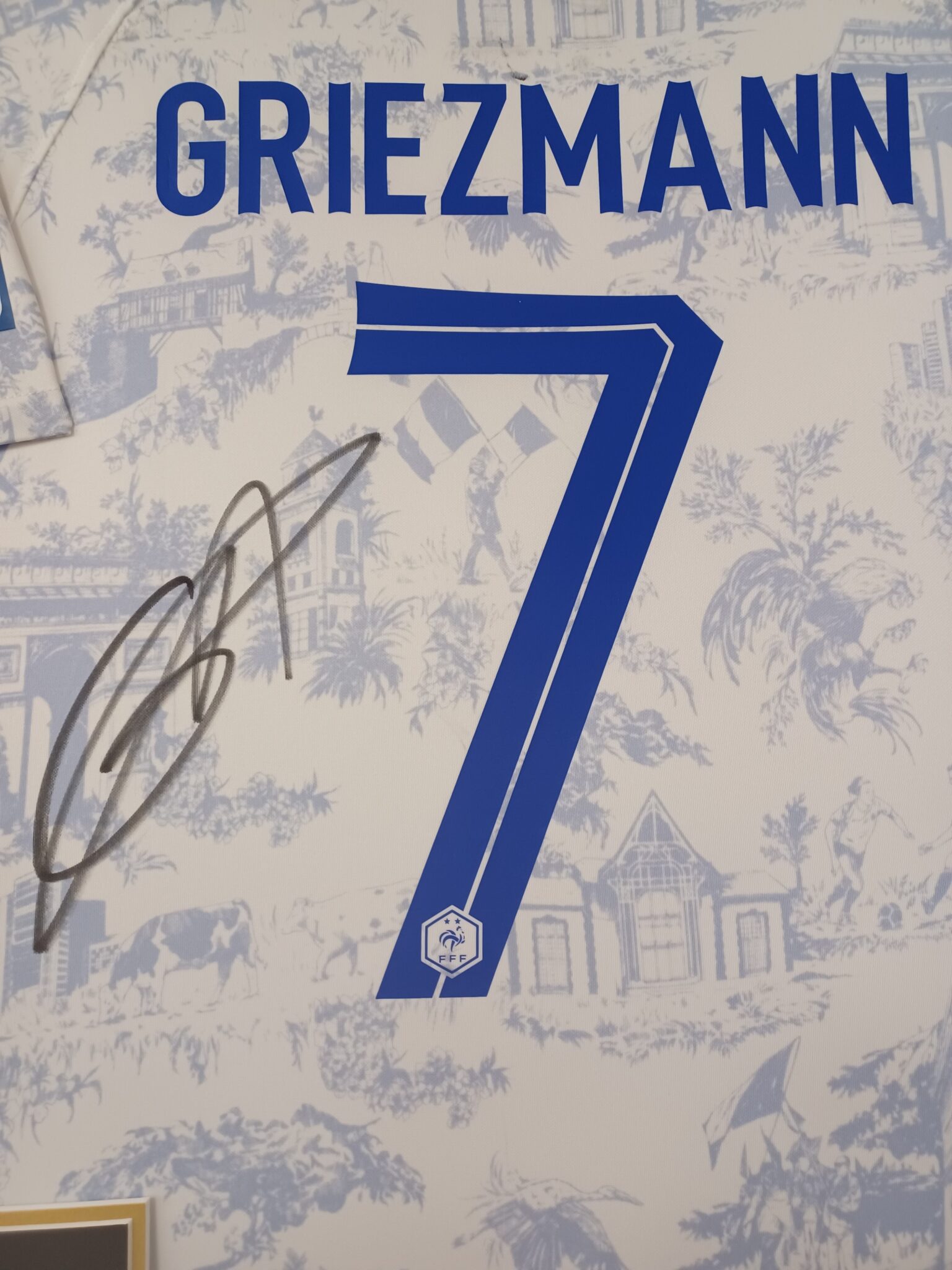 Antoine Griezmann of France Signed Shirt | Signed Memorabila Shop ...