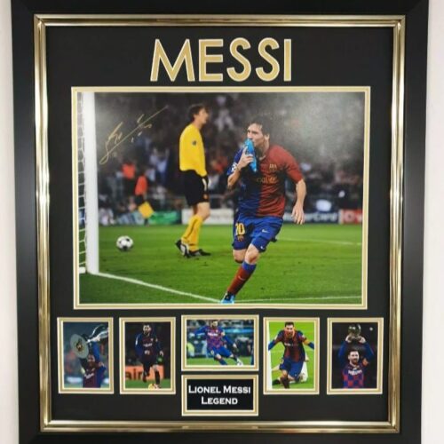 Lionel Messi of Barcelona Signed Football Boot - Signed Memorabila Shop