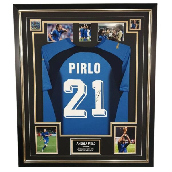Andrea Pirlo of Italy Signed Shirt – Signed Memorabila Shop
