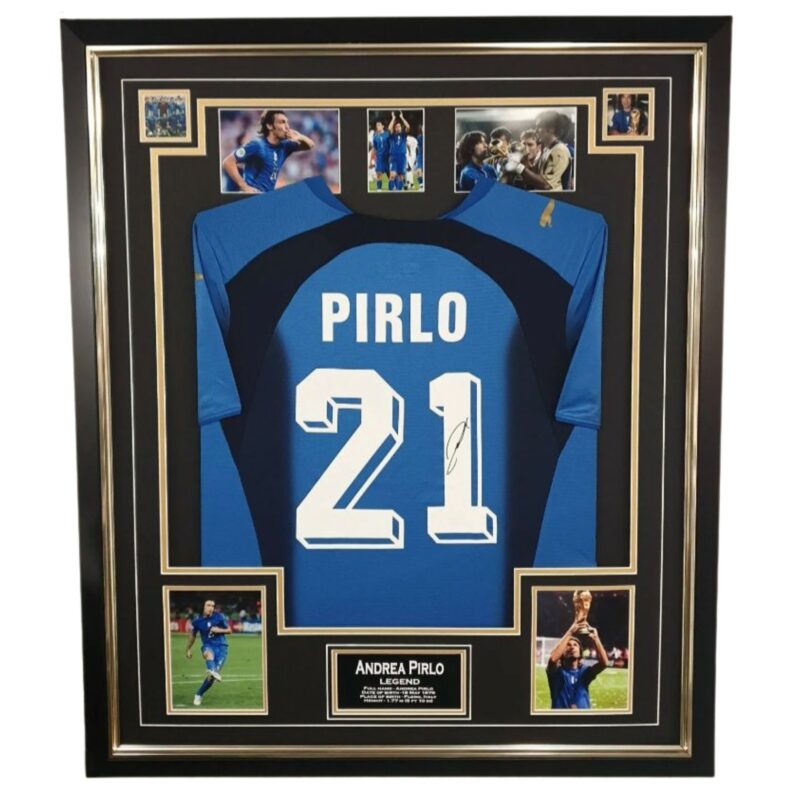 Andrea Pirlo of Italy Signed Shirt – Signed Memorabila Shop