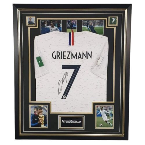 Antoine Griezmann of France Signed Shirt - Signed Memorabila Shop