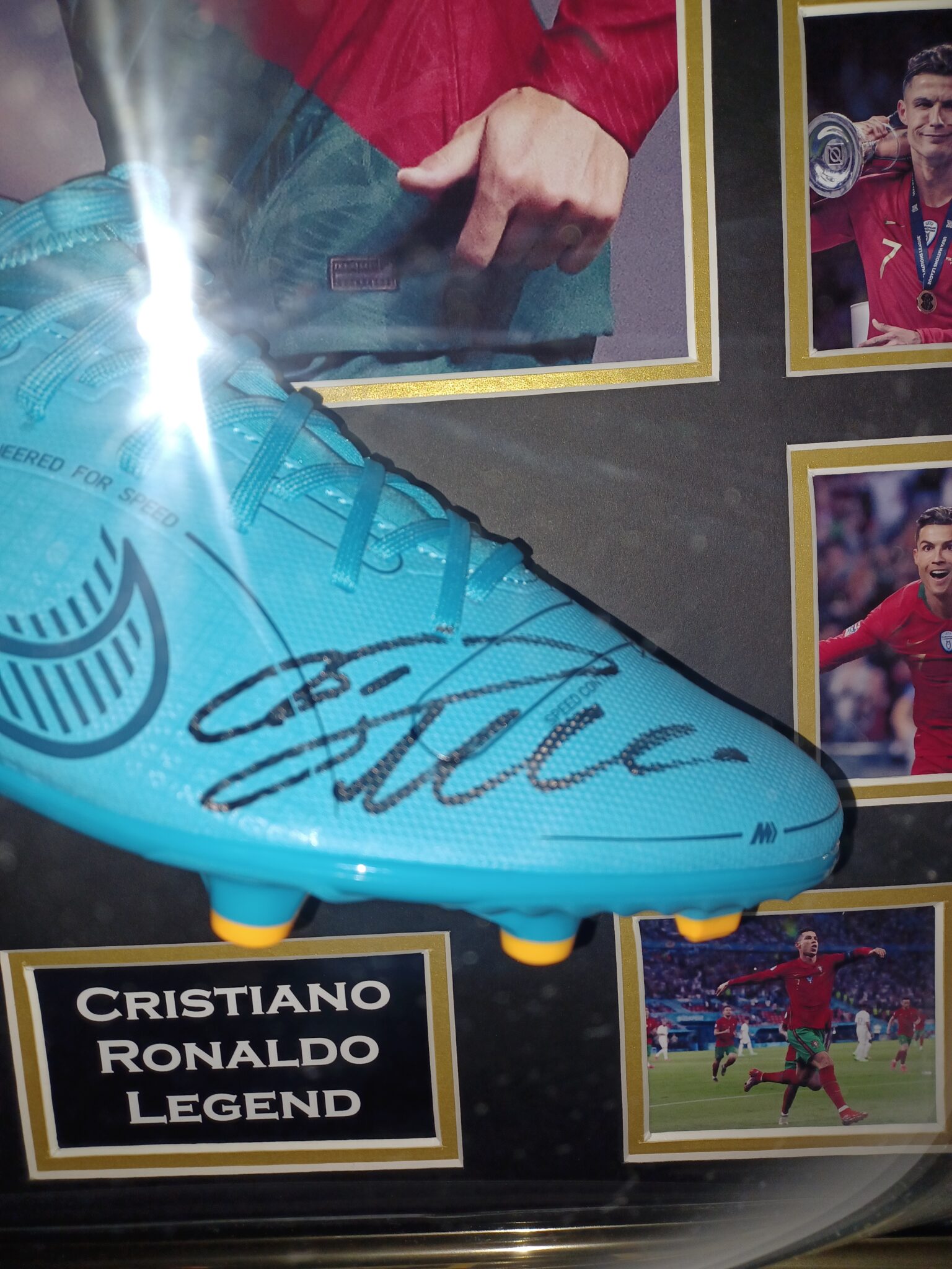 Cristiano Ronaldo of Portugal Signed Football Boot – Signed Memorabila Shop