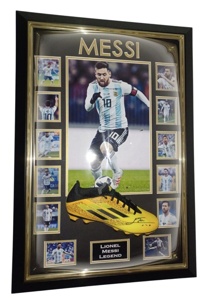 Lionel Messi of Argentina Signed Boot – Signed Memorabila Shop