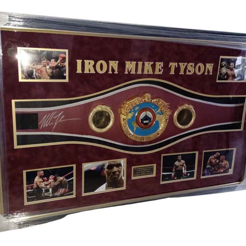 Mike Tyson Signed Belt – Signed Memorabila Shop