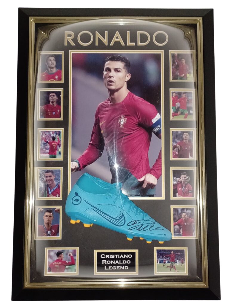 Cristiano Ronaldo of Portugal Signed Football Boot – Signed Memorabila Shop