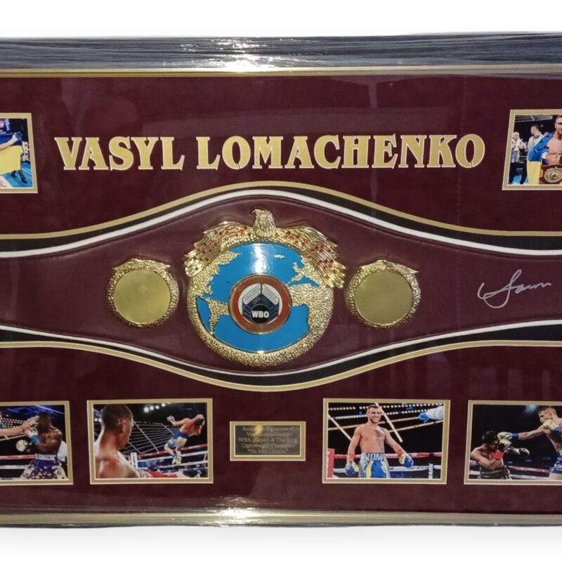 Vasyl Lomachenko Signed Belt | Signed Memorabila Shop | Shop Today