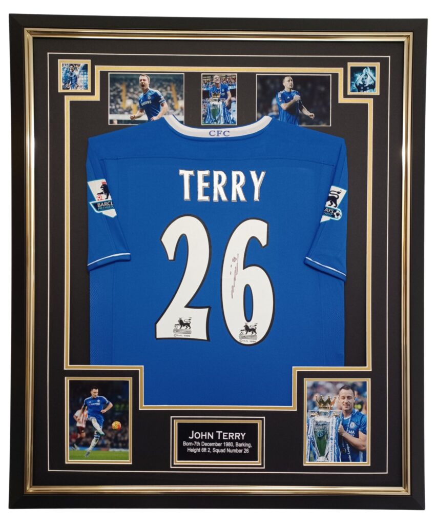 John Terry of Chelsea Signed Football Shirt – Signed Memorabila Shop