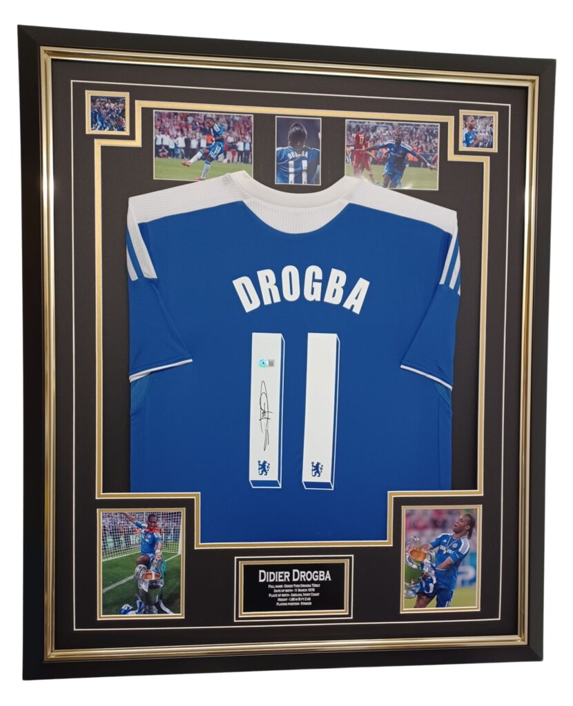 Didier Drogba of Chelsea Signed Football Shirt – Signed Memorabila Shop