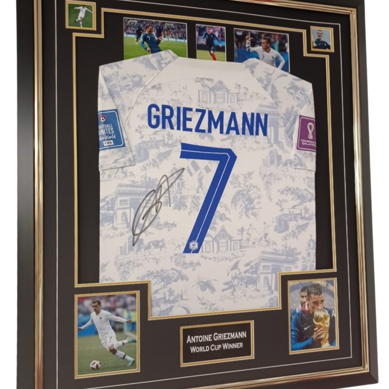 Antoine Griezmann of France Signed Shirt | Signed Memorabila Shop ...