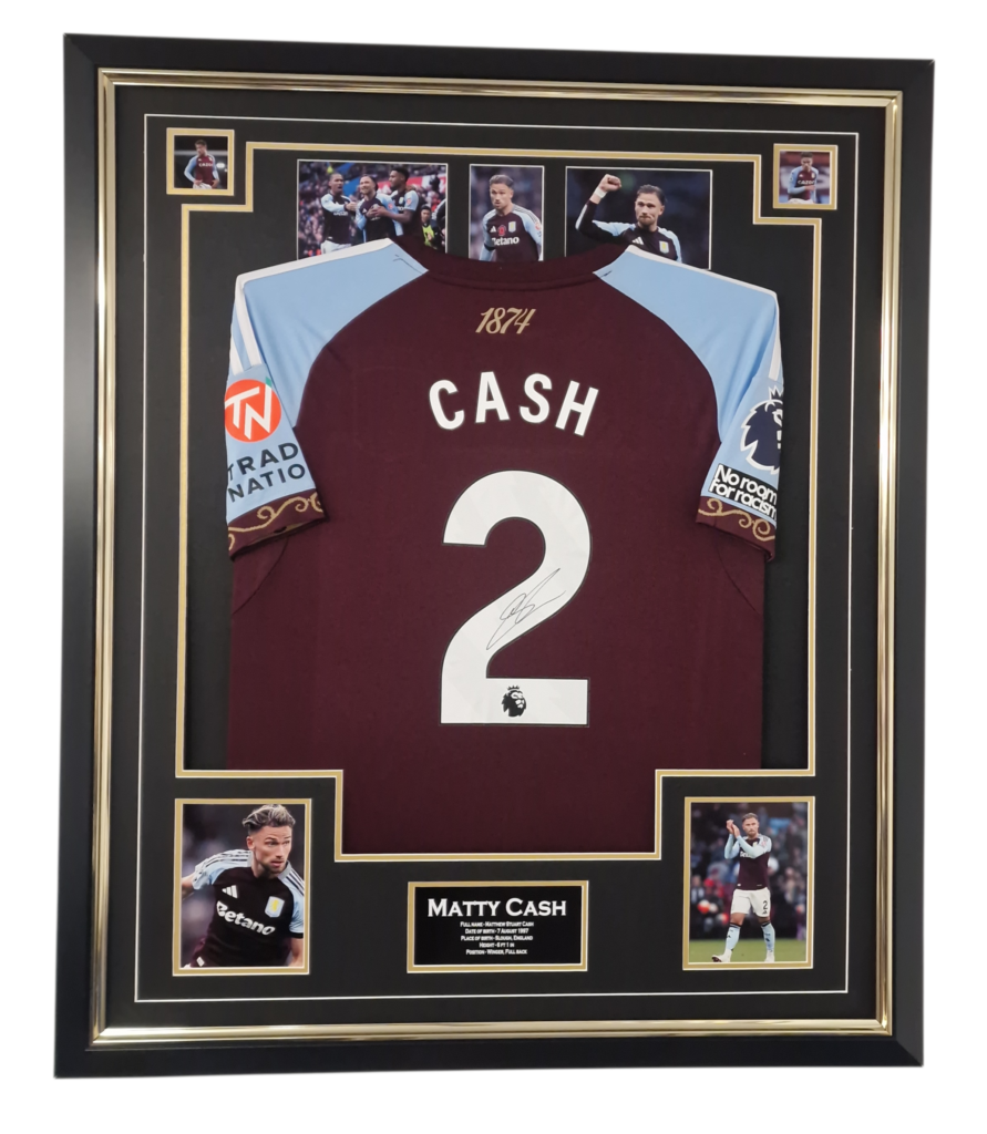 Matty Cash Signed Shirt Villa Star! – Signed Memorabila Shop