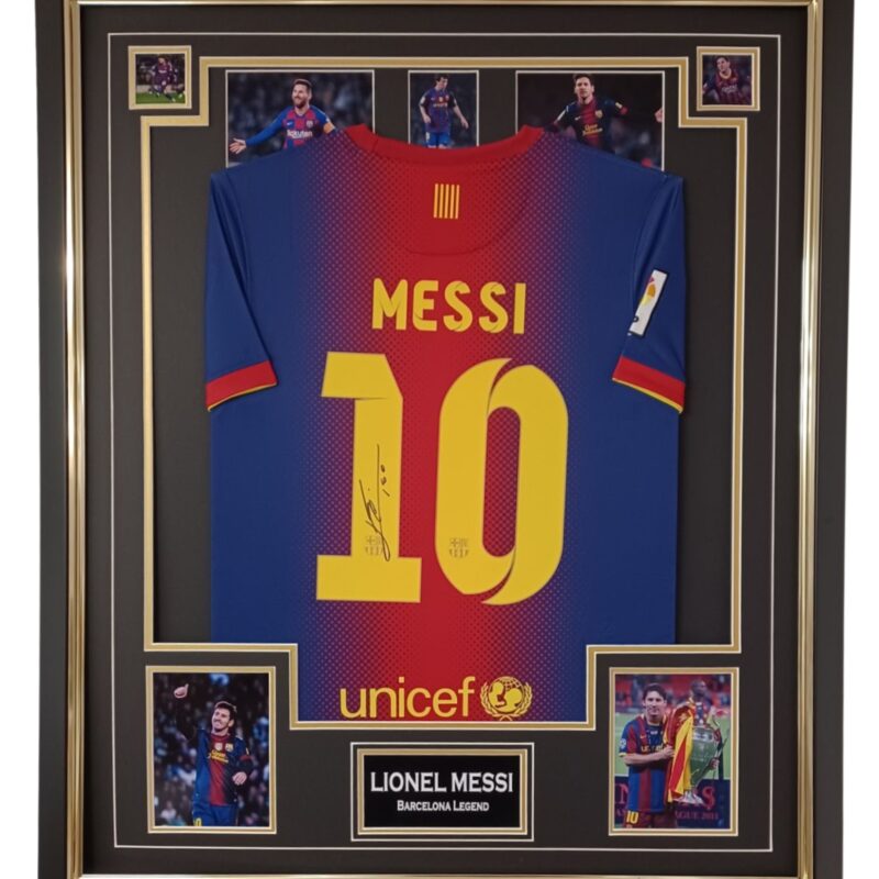 Lionel Messi of Barcelona Signed Football Boot - Signed Memorabila Shop