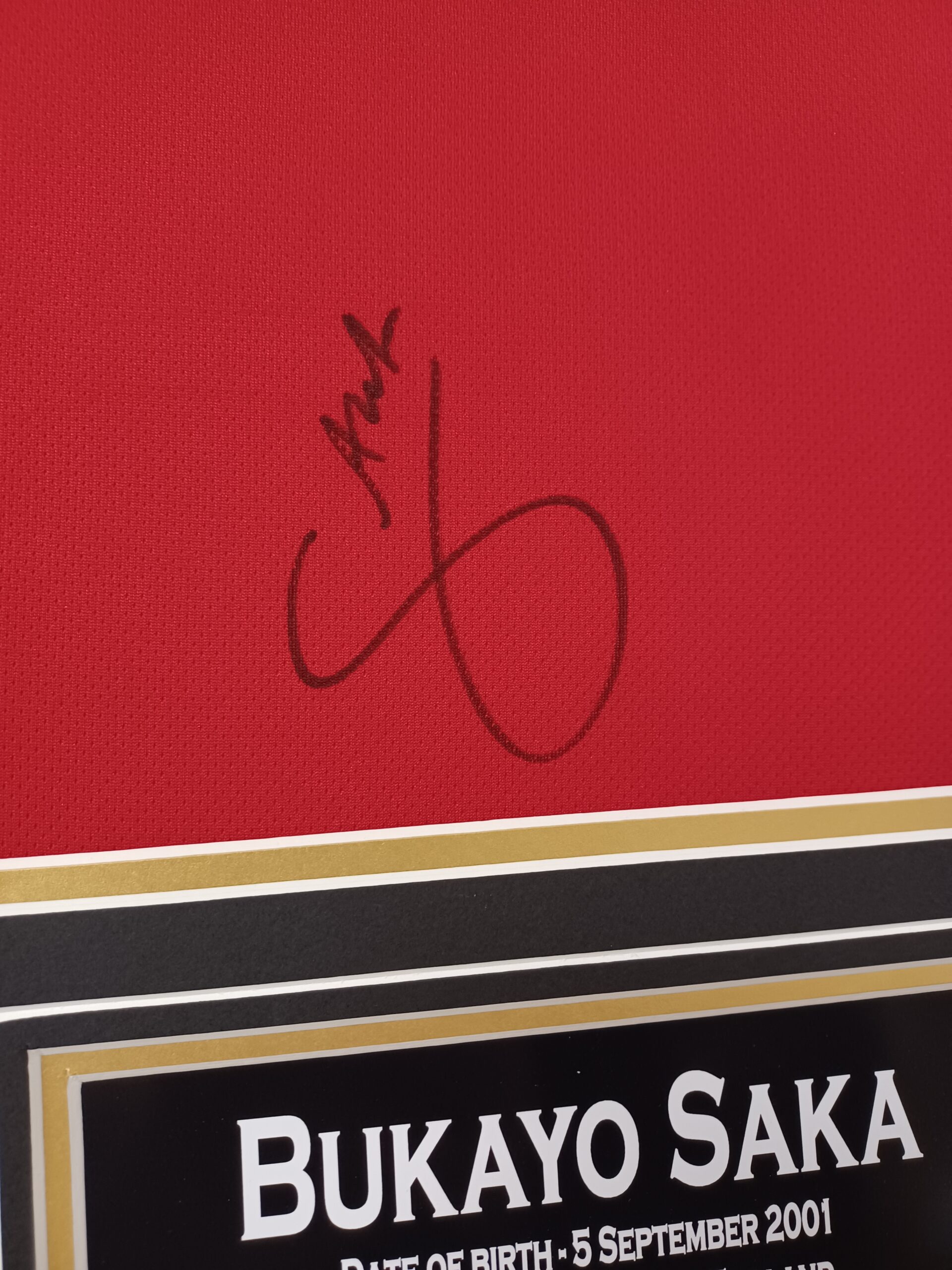 Bukayo Saka Archives - Signed Memorabila Shop