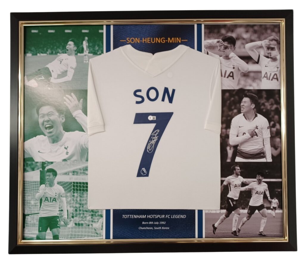 Son Heung min signed shirt – Signed Memorabila Shop