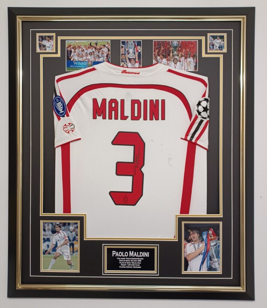 PAOLO MALDINI SIGNED SHIRT – Signed Memorabila Shop