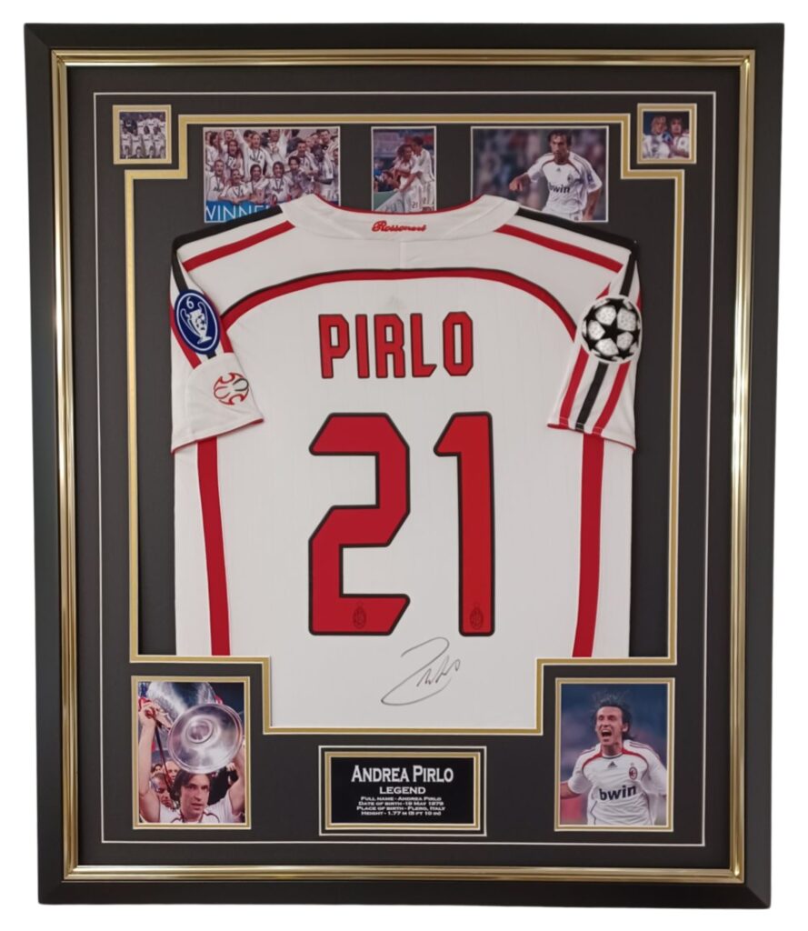 ANDREA PIRLO SIGNED JERSEY (AC MILAN) – Signed Memorabila Shop