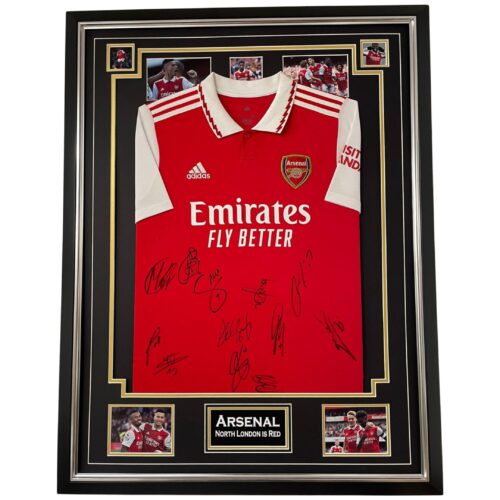 ARSENAL TEAM SIGNED SQUAD SHIRT 2022 2023 | Signed Memorabila Shop ...