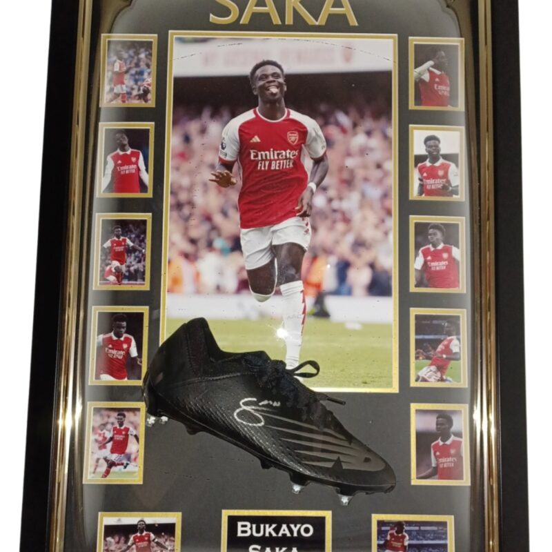 Bukayo Saka Signed Boot – Signed Memorabila Shop