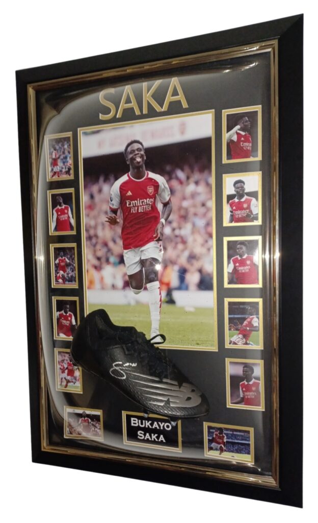 Bukayo Saka Signed Boot – Signed Memorabila Shop