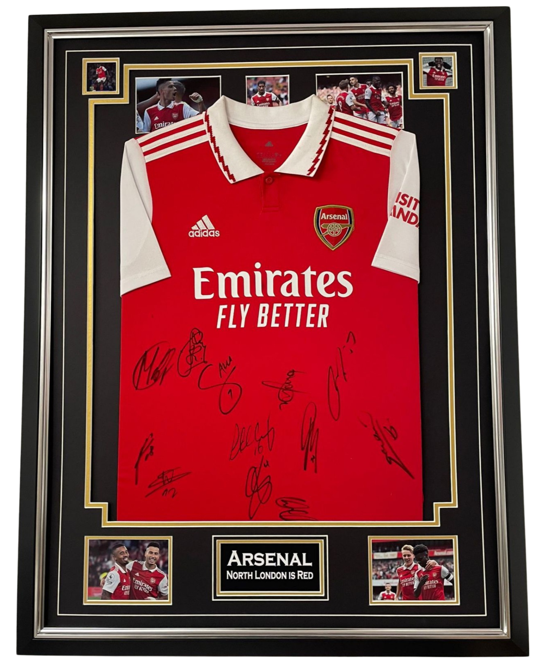 ARSENAL TEAM SIGNED SQUAD SHIRT 2022 2023 | Signed Memorabila Shop ...