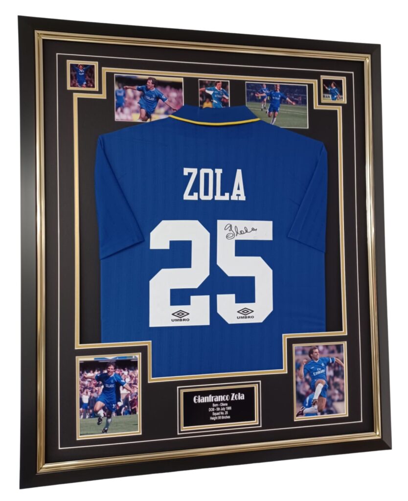 Gianfranco Zola Signed Shirt (CHELSEA) – Signed Memorabila Shop
