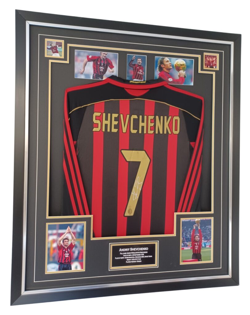 Andriy Shevchenko of AC MILAN Signed Jersey – Signed Memorabila Shop