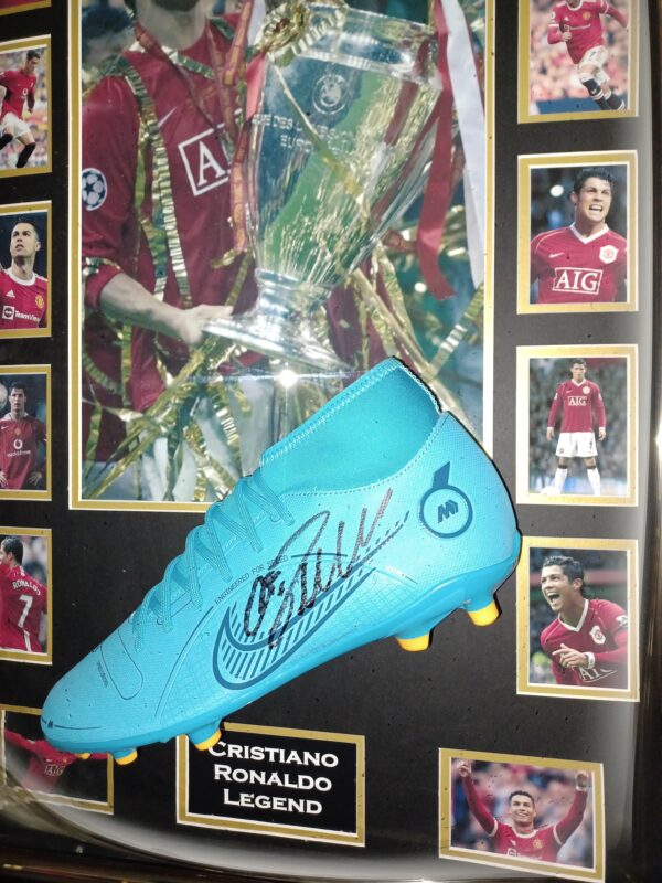 Cristiano Ronaldo of United Signed Football Boot – Signed Memorabila Shop
