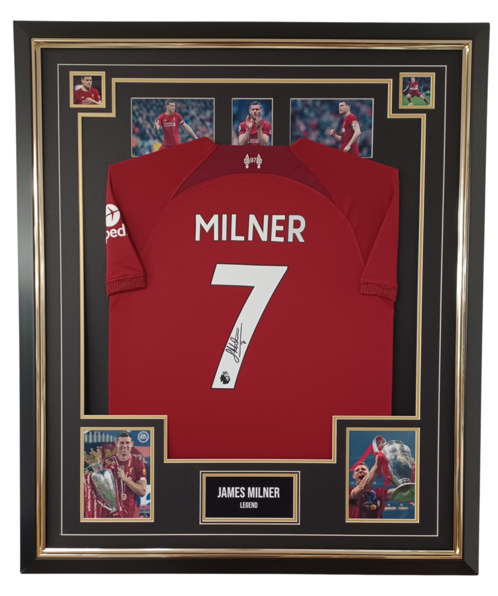 James Milner of Liverpool Signed Shirt – Signed Memorabila Shop
