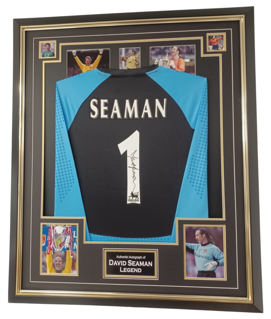 David Seaman Signed Shirt – Signed Memorabila Shop